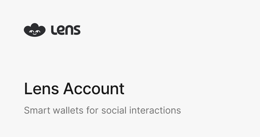 Lens Account | Lens Documentation